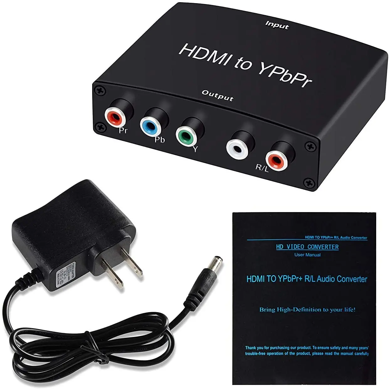 Ozsc Hdmi To Ypbpr Rgb R/l 5rca Scart Component Converter Adapter ...