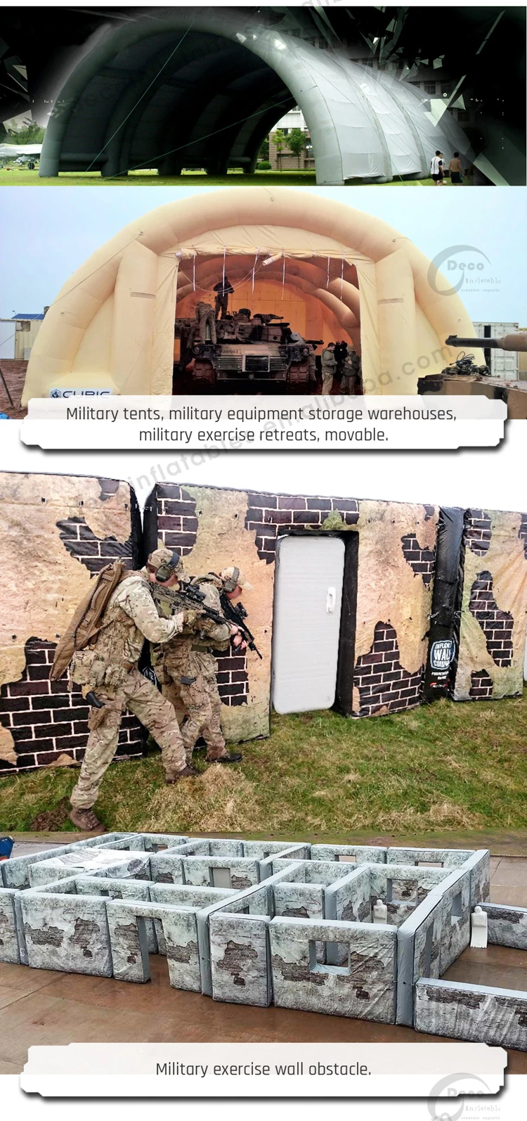 Outdoor Decorated Decoy Inflatable Tank Model Custom Inflatable Missile ...