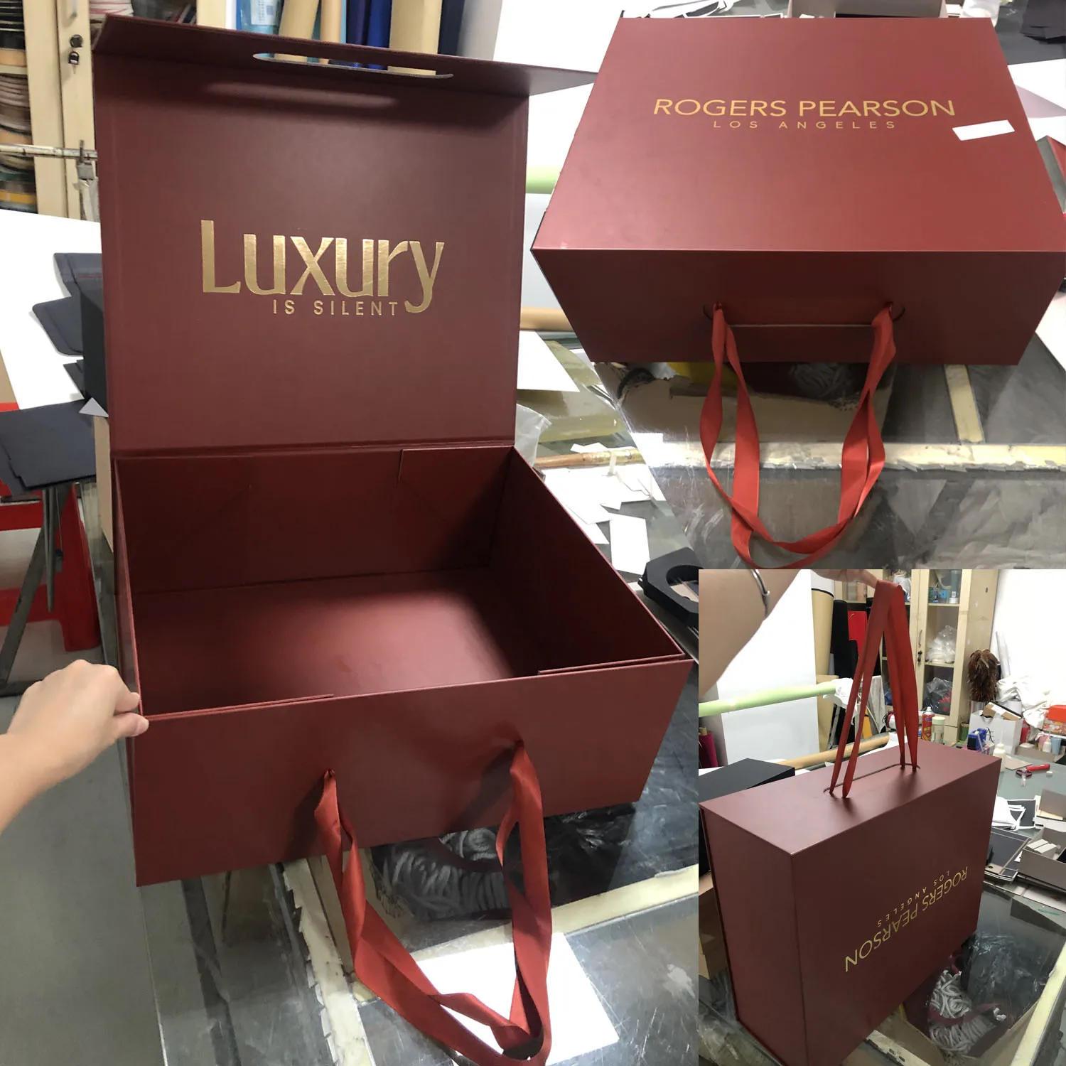 Luxury Gift Packaging - Custom Boot Boxes with Handles