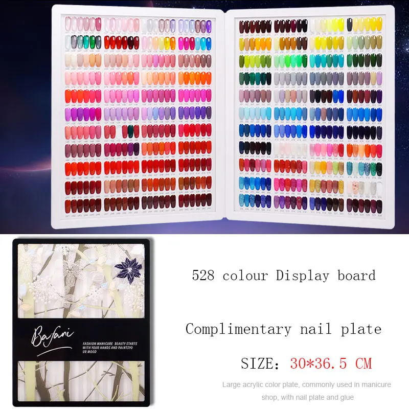 Nail Art Display Cards - Customizable Gel & Acrylic Tips