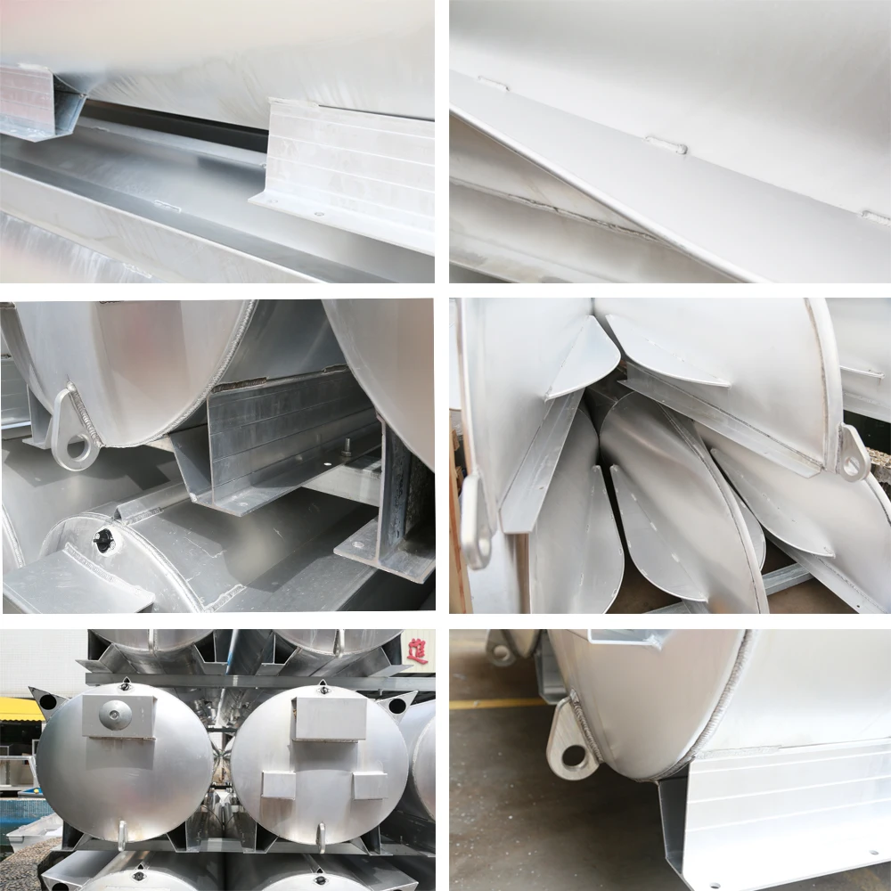 Floating Aluminium Pontoon Boat Log Tubes 18 Foot X 25 Inch Diameter ...