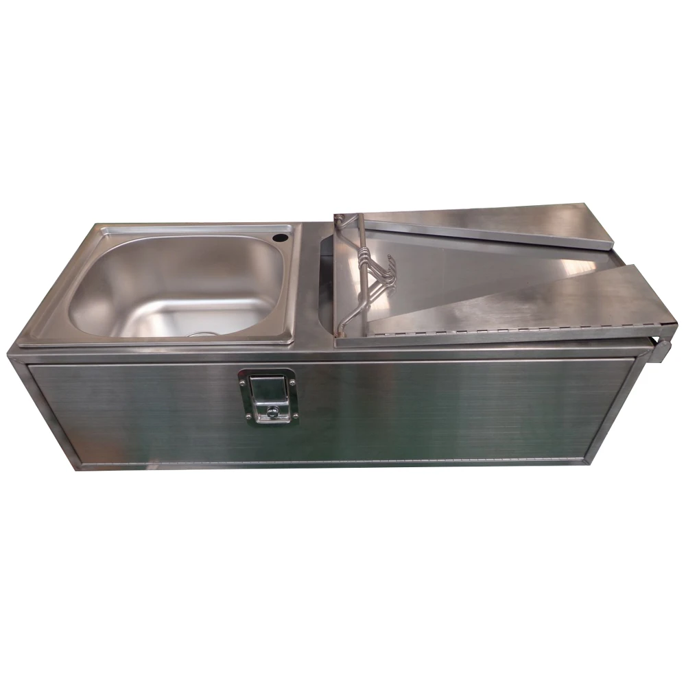 Stainless Steel Truck Camper Trailer Slide Out Kitchen - Buy Slide Out ...