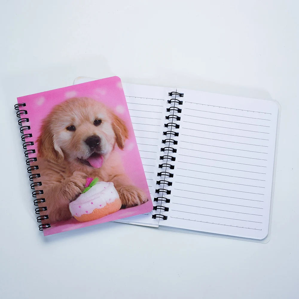 Good Quality Custom Lenticular 3d Cover Spiral Notebook Paper School ...