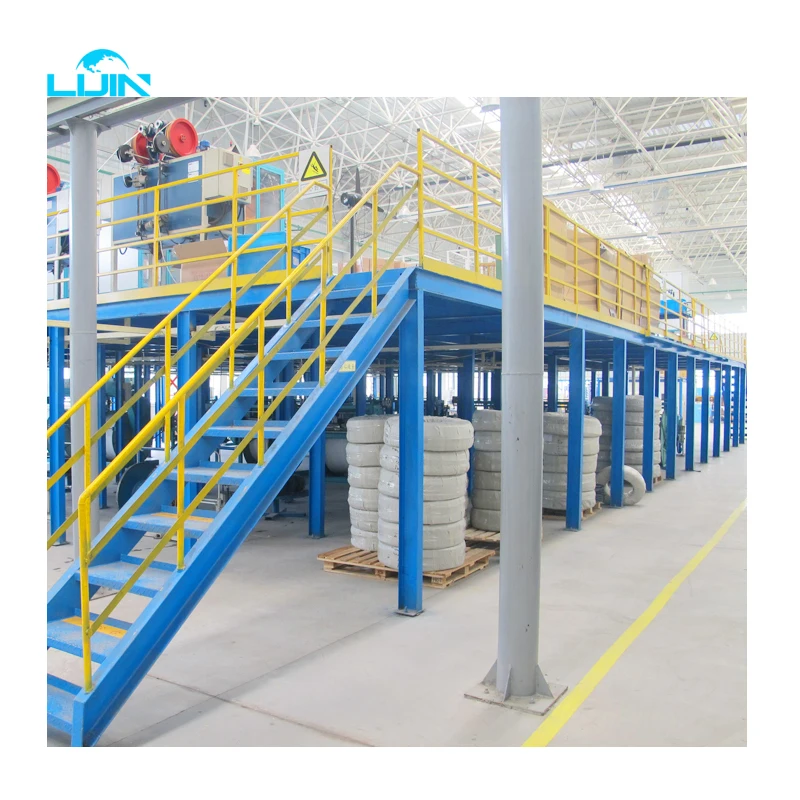 LIJIN SHELF Custom Warehouse Racking Heavy Duty Mezzanine Ladder ...