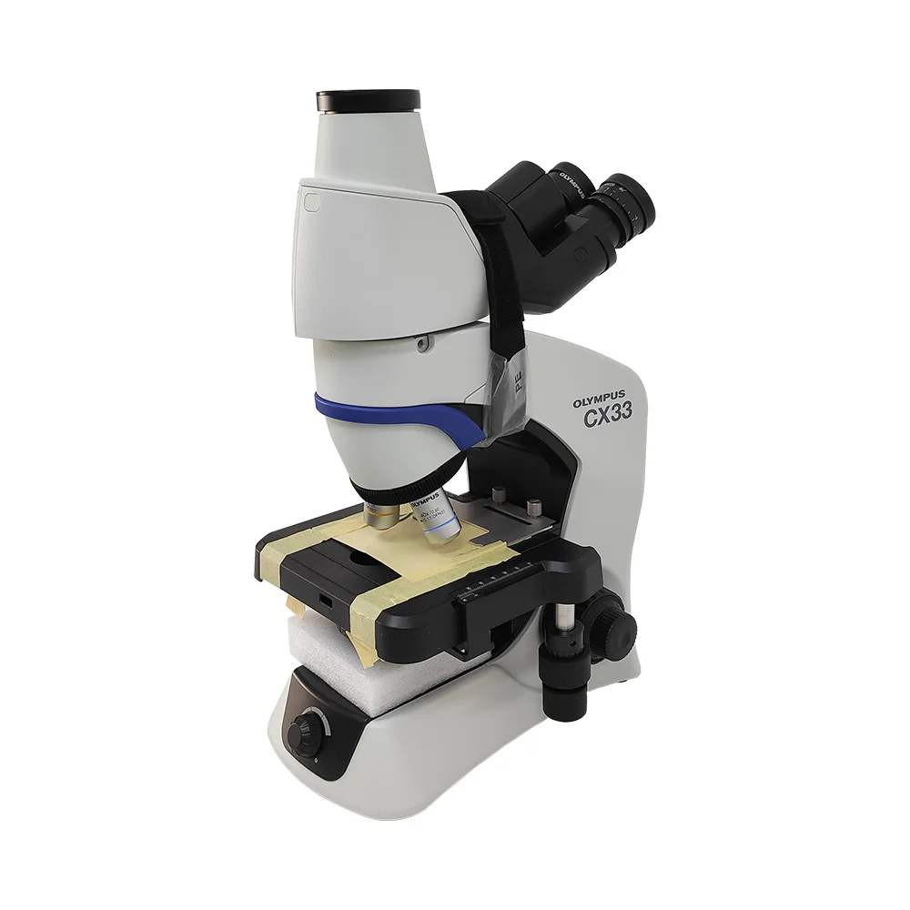 Laboratory CX33 Trinocular Biological Microscope Olympus Microscopy ...