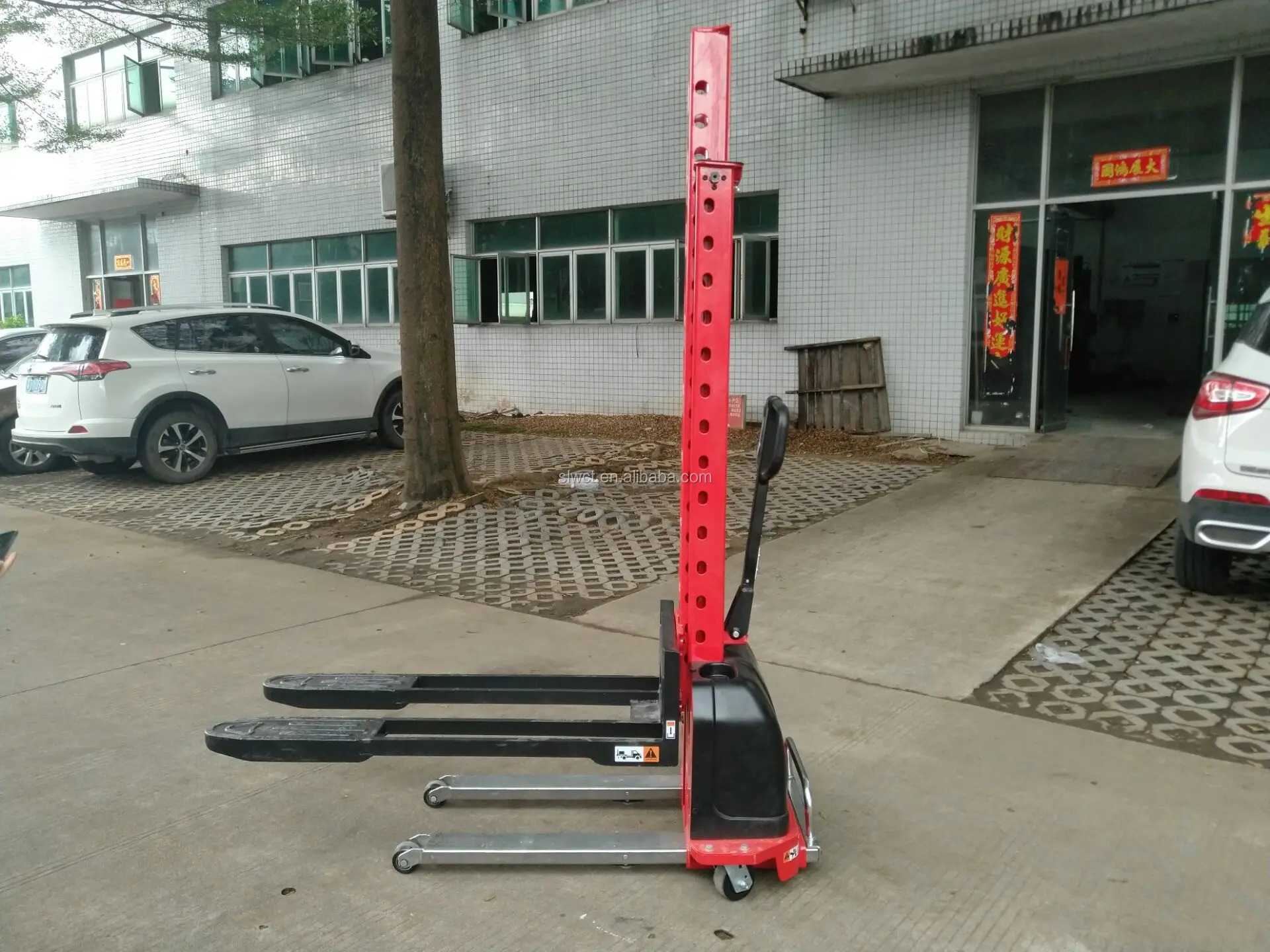 500kg Portable Self Loading Stacker Semi Electric Pallet Stacker - Buy ...