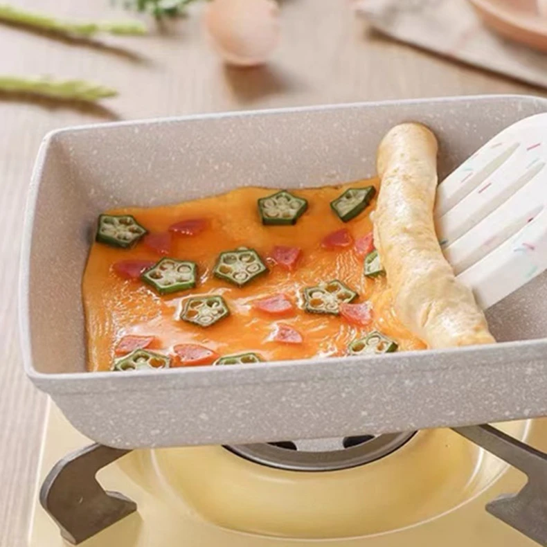 Japanese Jadebaked Nonstick Frying Pan. Square Steak Egg Roll Frying ...