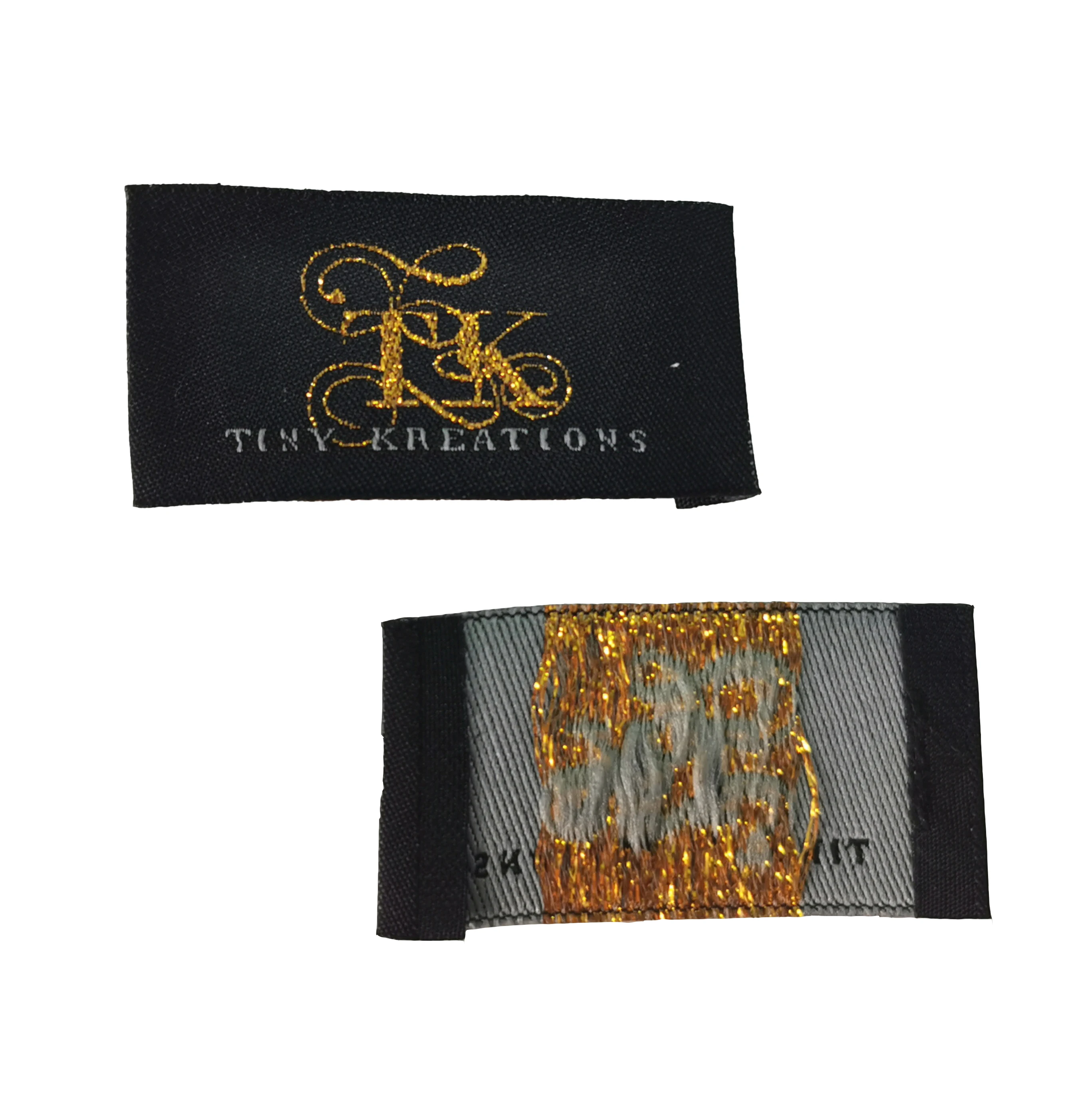 Custom Own Brand Symbol Hair Wig Tags Woven Labels For Clothes/hats ...