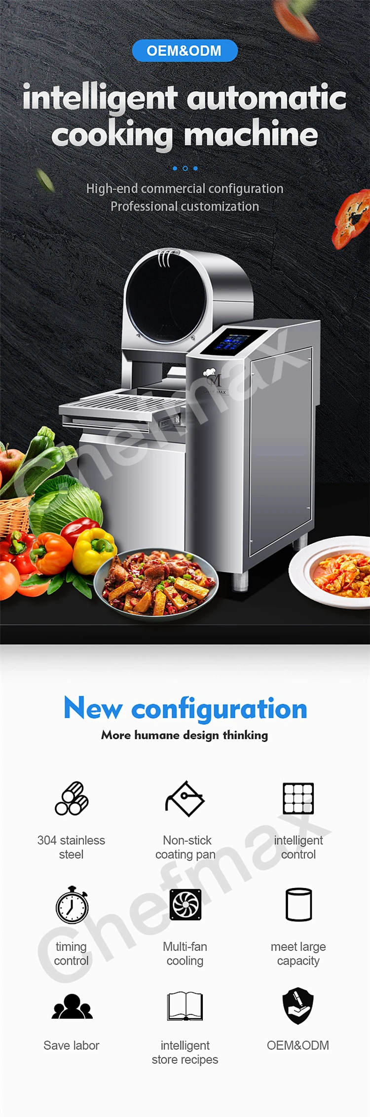 Chefmax Multifunction Vertical 8KW Intelligent Electric Turkish Delight ...