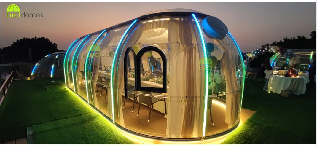 Igloo Geodesic Dome House - Ideal for Four-Season Camping