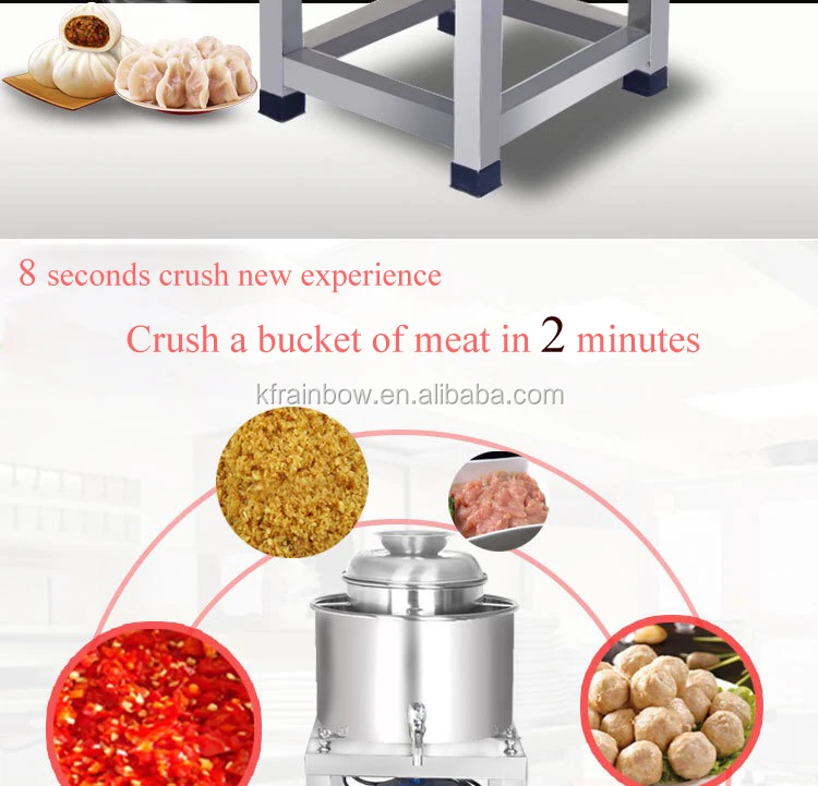Automatic Horizontal Chili Crusher Machine Meatball Pulping Beating ...