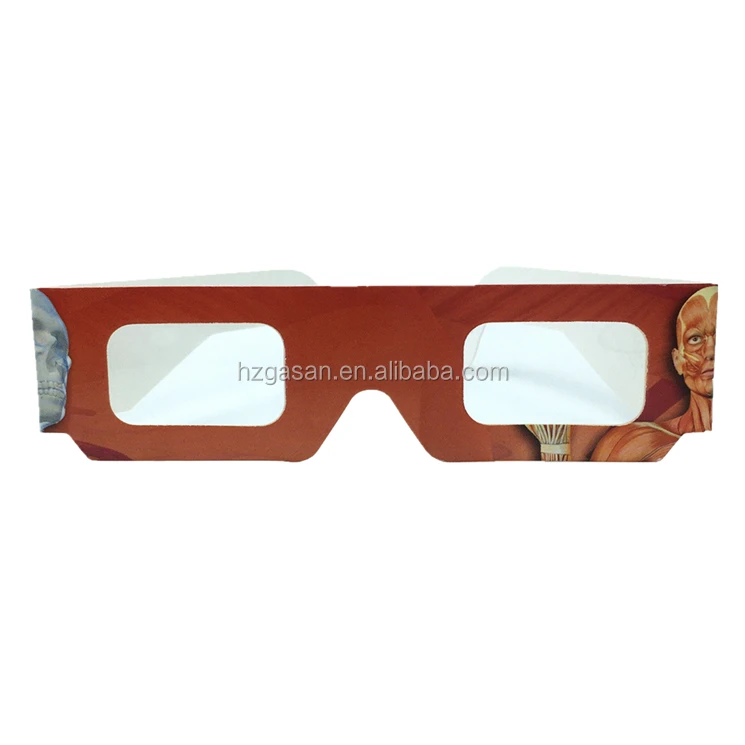 Chromadepth Clear Lens 3d Paper Glasses - Buy 3d Paper Glasses ...
