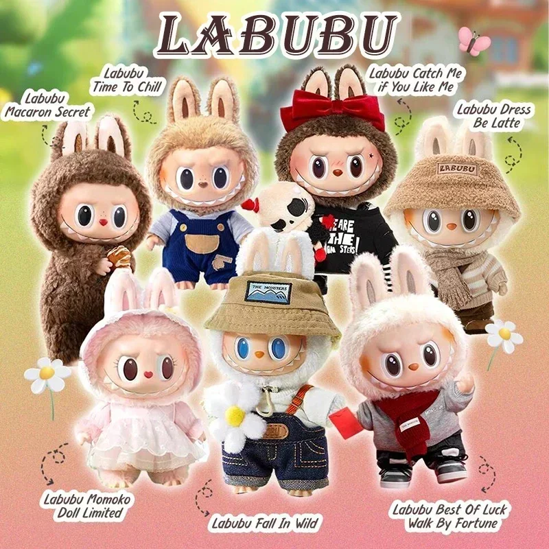 LABUBU Flip with Me Action Figure Toys - Mokoko Plush Dolls