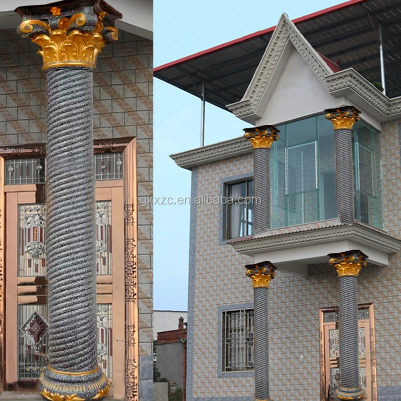 Round Plastic Concrete Column Mold Pillar - Buy Column Mold Pillar ...