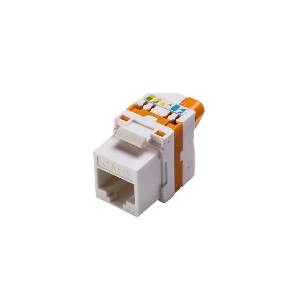 Keystone Jack Toolless Cat6 Utp Rj45 180 Degree Network Module - Buy ...