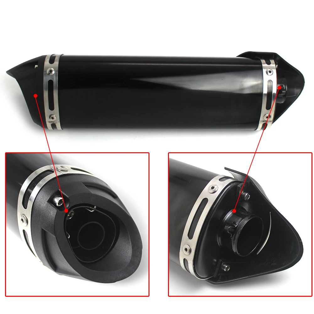 125cc 150cc Motorcycle Slip on Exhaust Muffler for Scooter