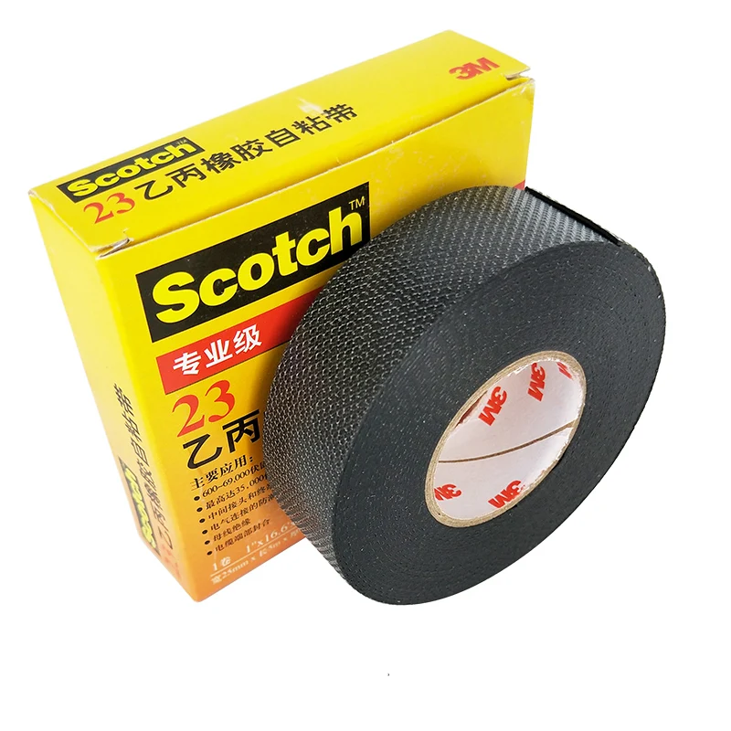 3m scotch 23 all voltage rubber splicing tape for on all solid ...