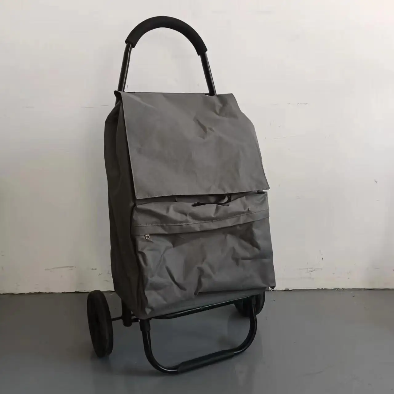 Portable And Folding Grocery Carts With Oxford Cloth Bags And Elastic ...