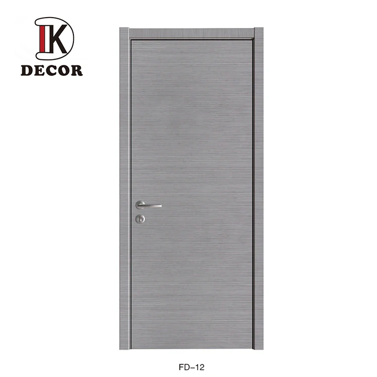 Building Materials Solid Wood Core Interior Ash Grey Office Door for ...