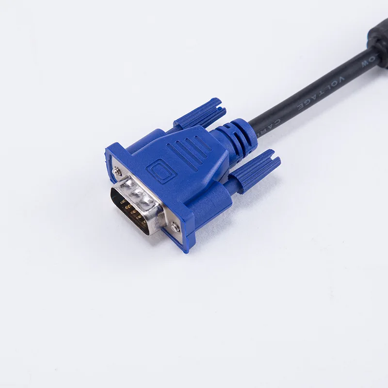 VGA Cable Male to Male Copper Conductor 15-Pin PVC Jacket 1080P ...