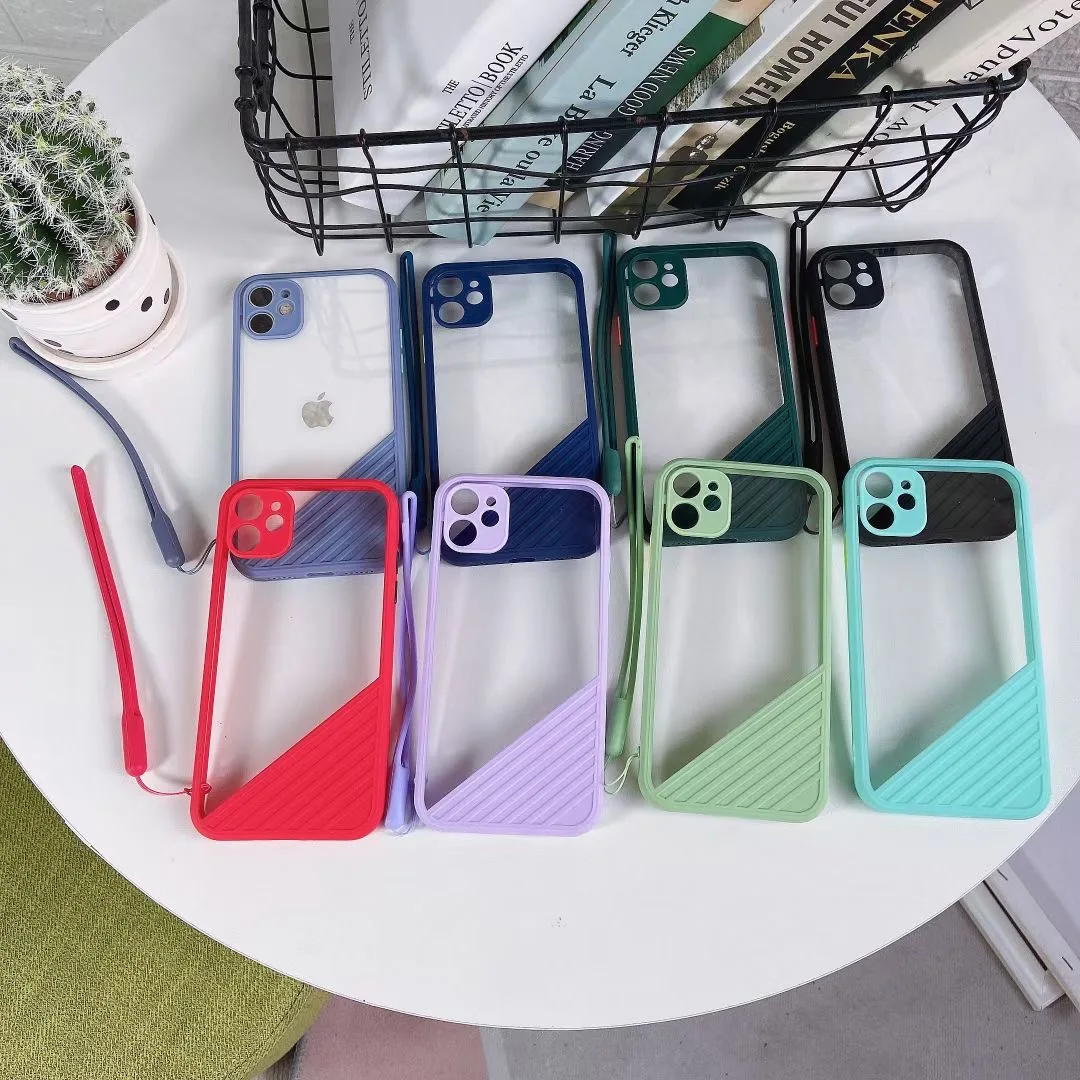 Middle Transparent Acrylic Phone Case For Iphone 11 With Same Short ...
