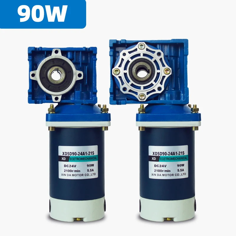 XD-RV30/RV40 DC Gear Motors - High Torque, Self-locking