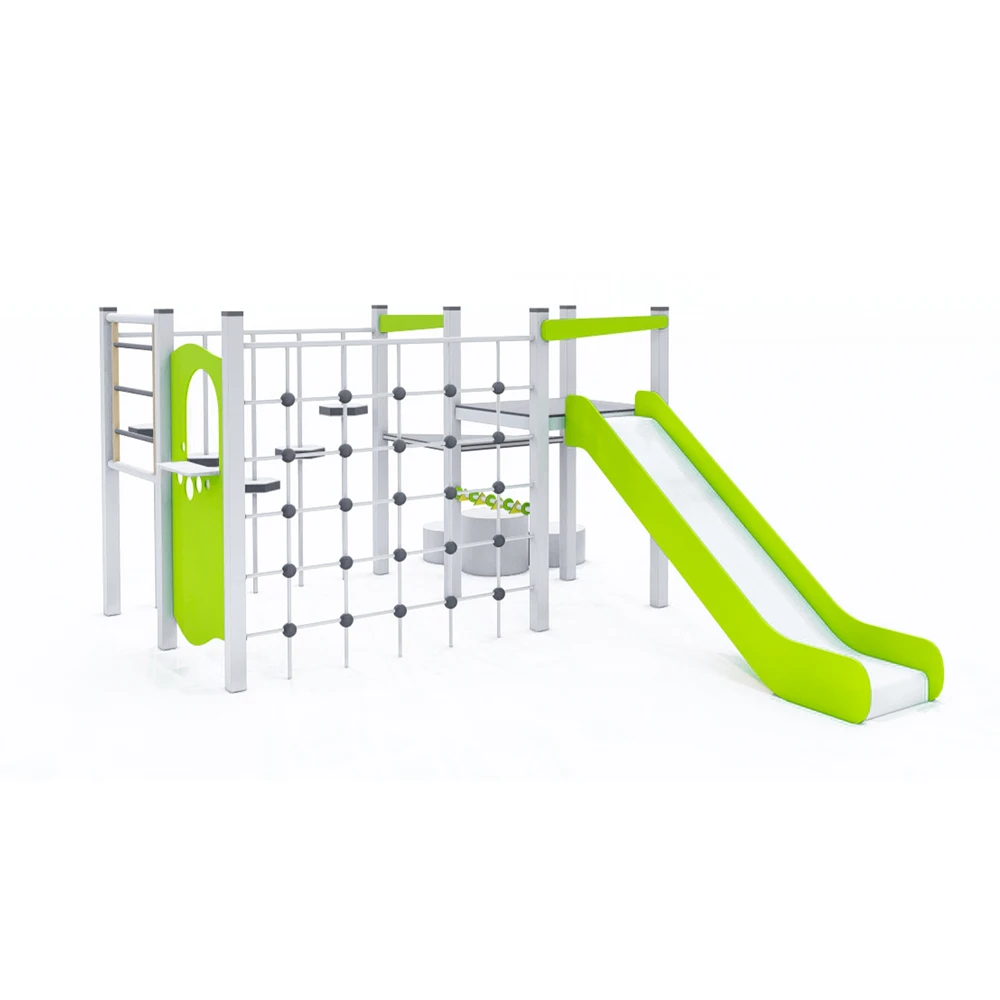 HPL Lightweight Plastic Outdoor Playground Module Kindergarten Climbing ...
