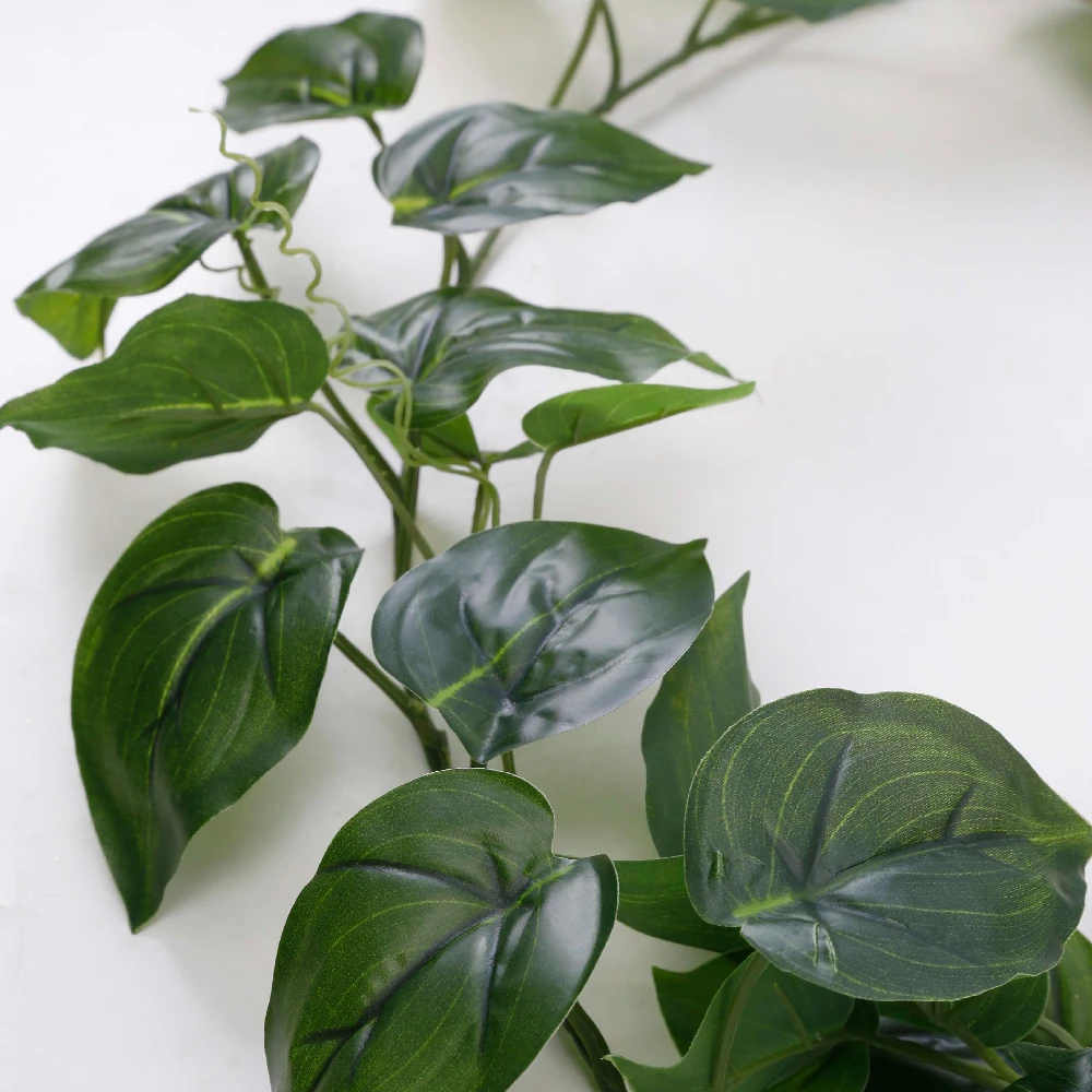 Oem New Coming Plastic Garland Greenery Green Pathos Hanging Plant ...