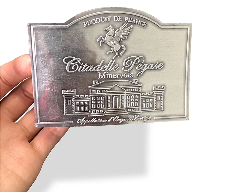 Custom Gold Silver Bronze Plating 3d Metal Labels For Clothing Handbag ...