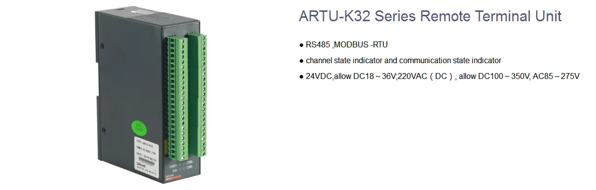 Acrel Artu-k32 Din 레일 장착 Modbus Rtu Scada 시스템 원격 터미널 유닛 - Buy 원격 측정 유닛 ...