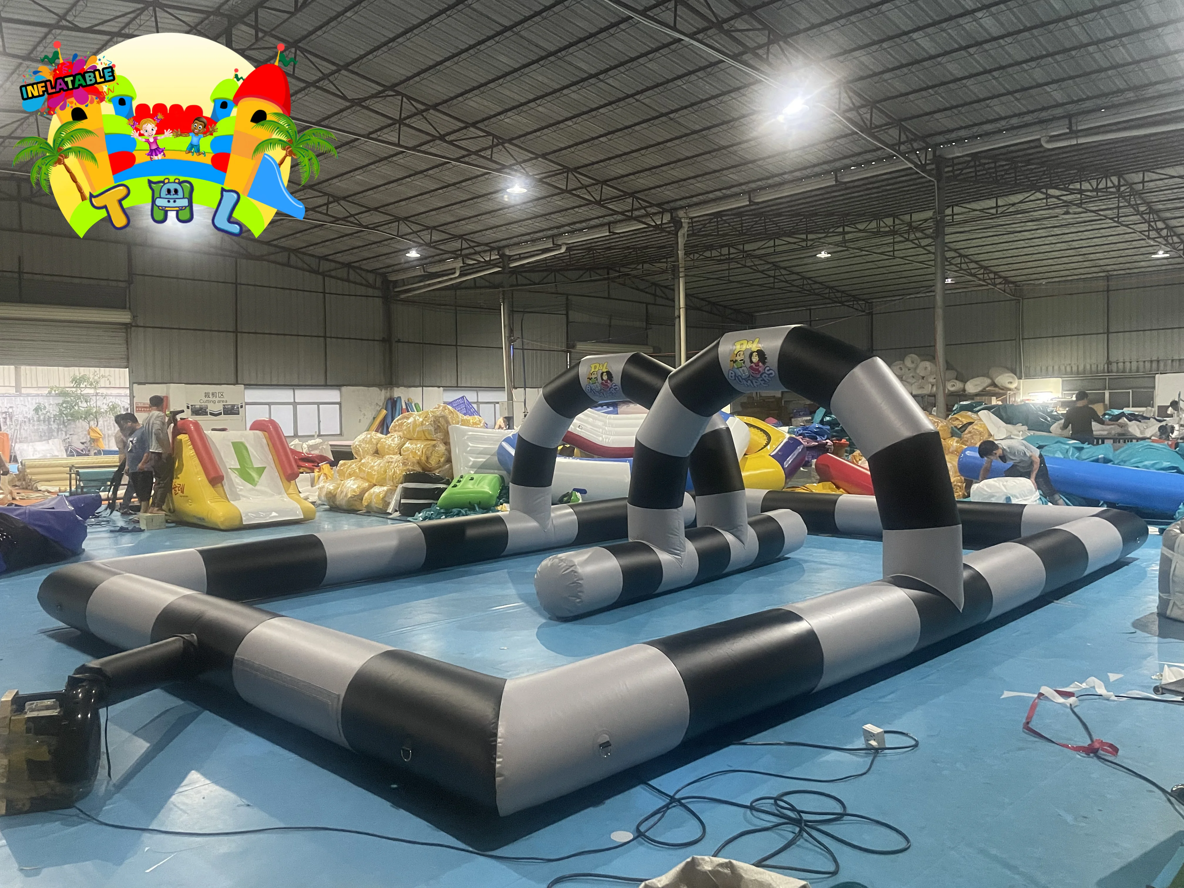 Customized Mini Pvc Car Racing Track Indoor Outdoor Commercial Kids ...