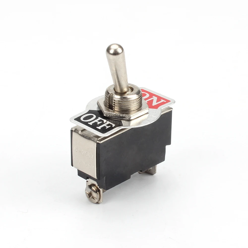 Kn3b-101 12mm 15a 250v Single Pole 2 Pin Screw Terminal On Off Latching ...