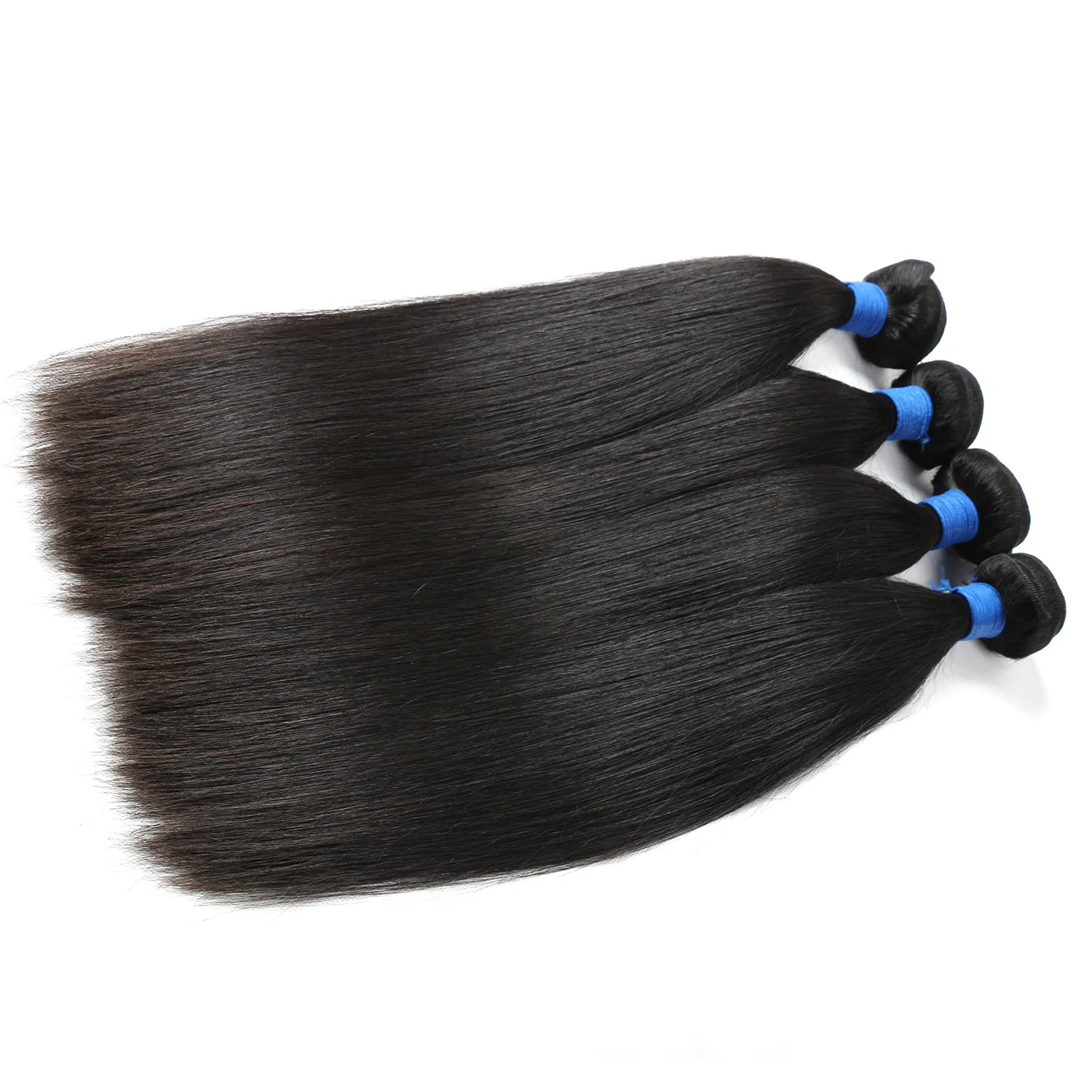 Brazilian Human Hair Bundles - 100% Virgin Remy Hair Extensions, Tangle ...