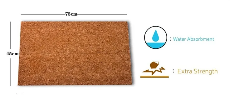 Natural Coco Coir Fiber Entrance Indoor/outdoor Kitchen Floor Anti Slip ...