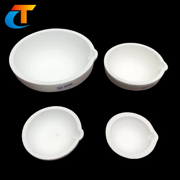 High Temperature Resistance High Purity Customized Quartz Crucible Bowl ...