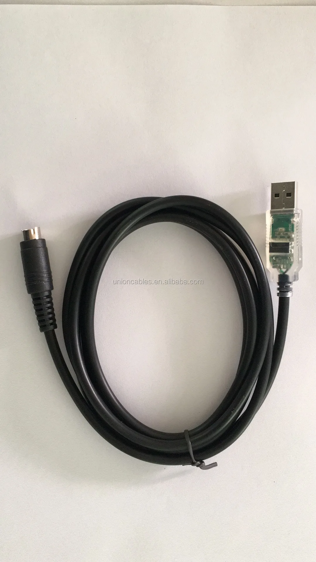 Usb A Rs232 8 Pin Mini Din Plc Cable De Programación - Buy Usb A 8 Pin ...