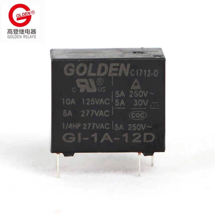 Golden Relay GI-1A-12D - Reliable 12VDC Electromagnetic Relay