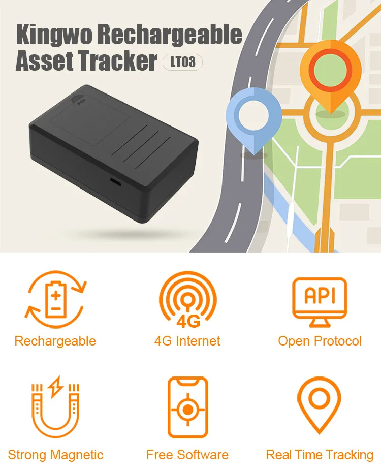 4g Cat-1 Wireless Recharging Asset Gps Track Live Tracking Strong ...
