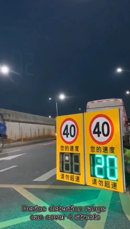 Radar Speed Sign Led Display For Highway Driver Speed Feedback Dynamic ...