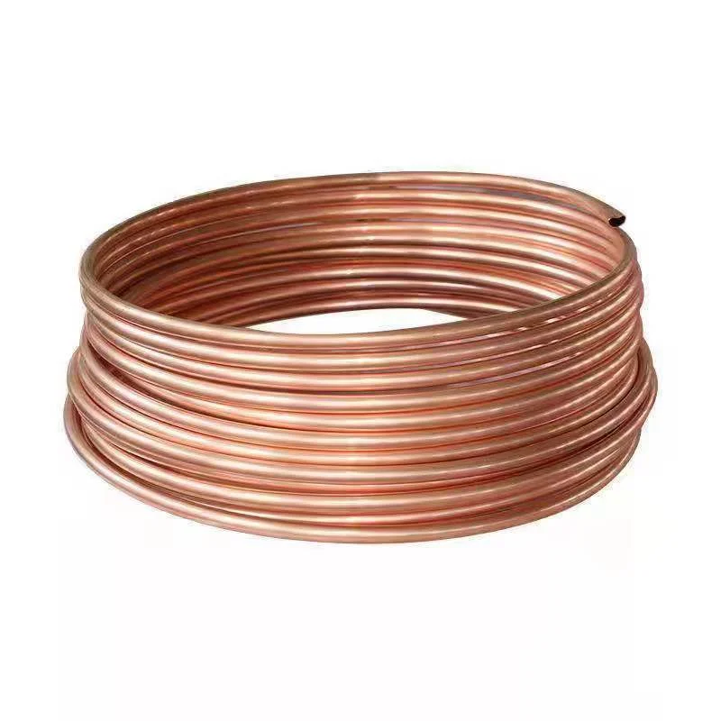Refrigeration Copper Tube Coil Copper Pipe for Water Heating Tube ...