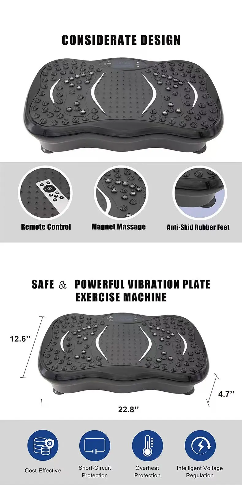 Snbo Best-selling Vibration Fitness Platform Electromagnetic Weight ...