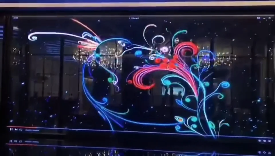 Full Color Flexible Transparent Led Display Screen P3.91 Curve Led Display - Buy Full Color ...