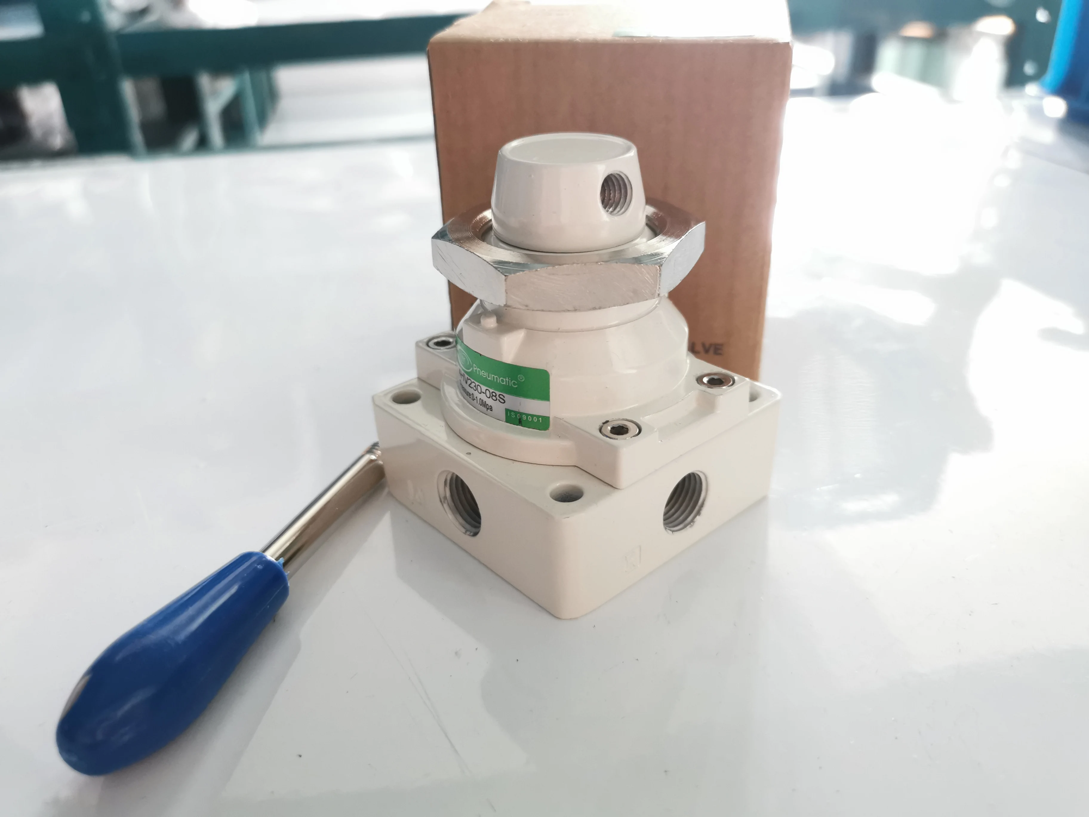 Válvula de botón de presión M322, serie MOV, 2 posiciones, 3 puertos ...