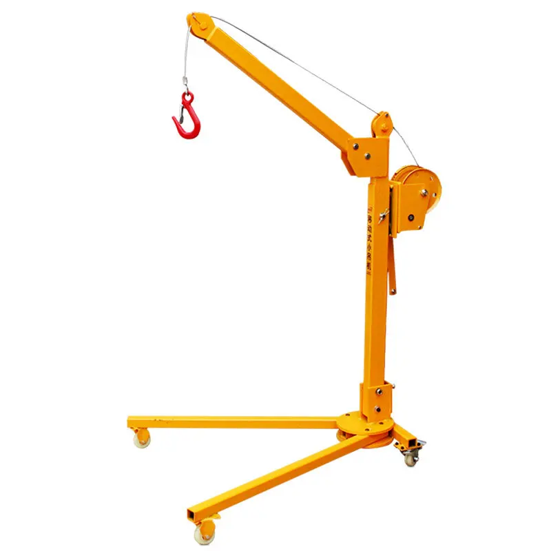 200kg 300kg 500kg Portable Jib Hoist Winch Manual Lifting