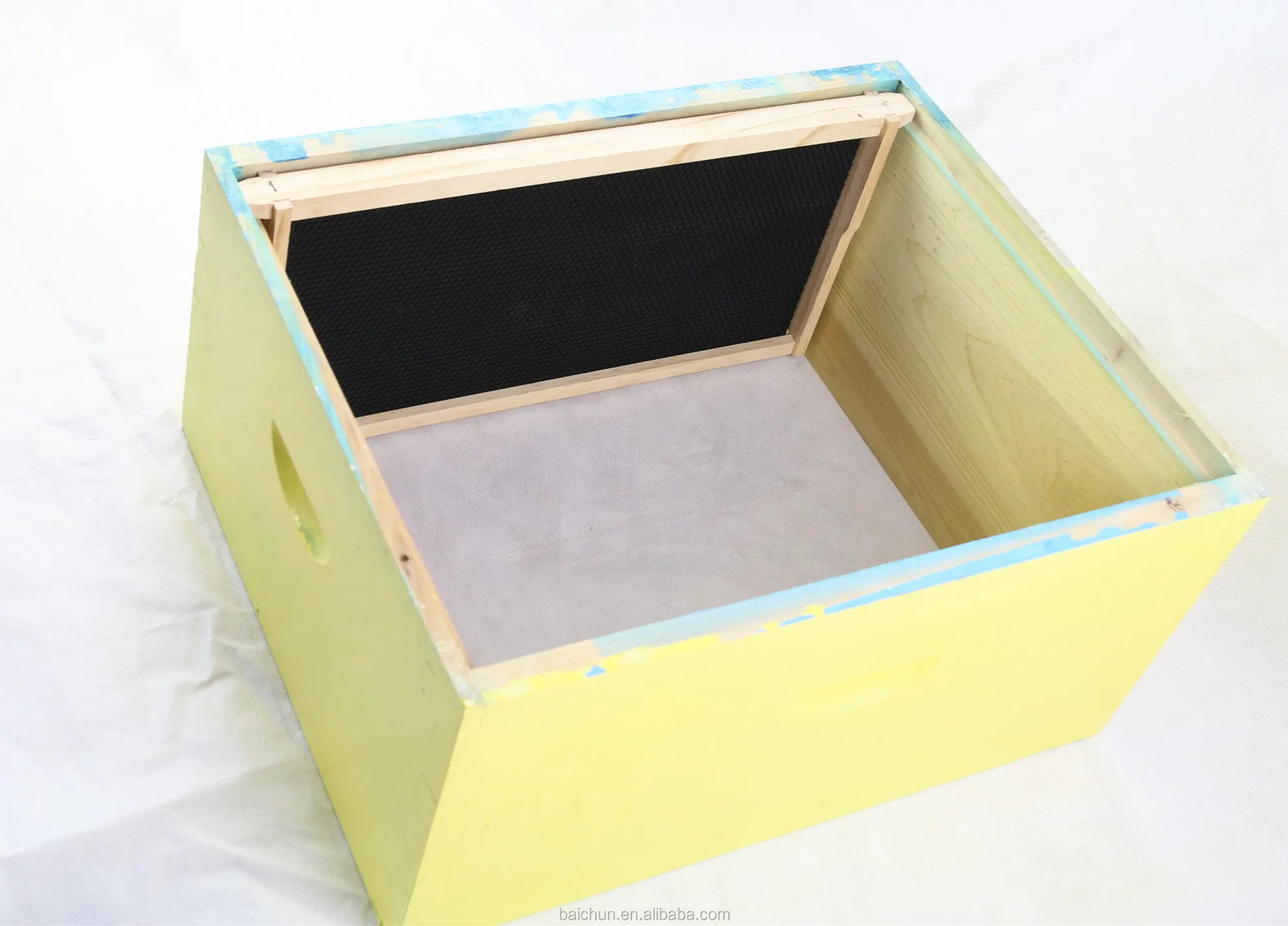 Unassembled Langstroth Deep Bee Frame with Plastic Foundation Sheet ...