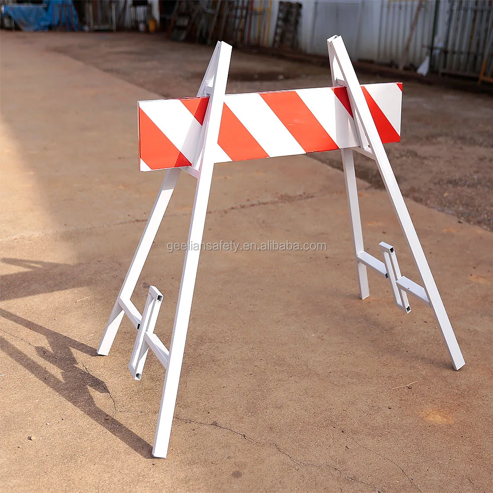 Road Block Equipment - Steel Type III Barricades for Safety