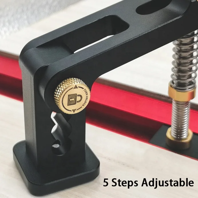 Heavy Duty T-Track CNC Router Hold down Clamps for Woodworking Tools