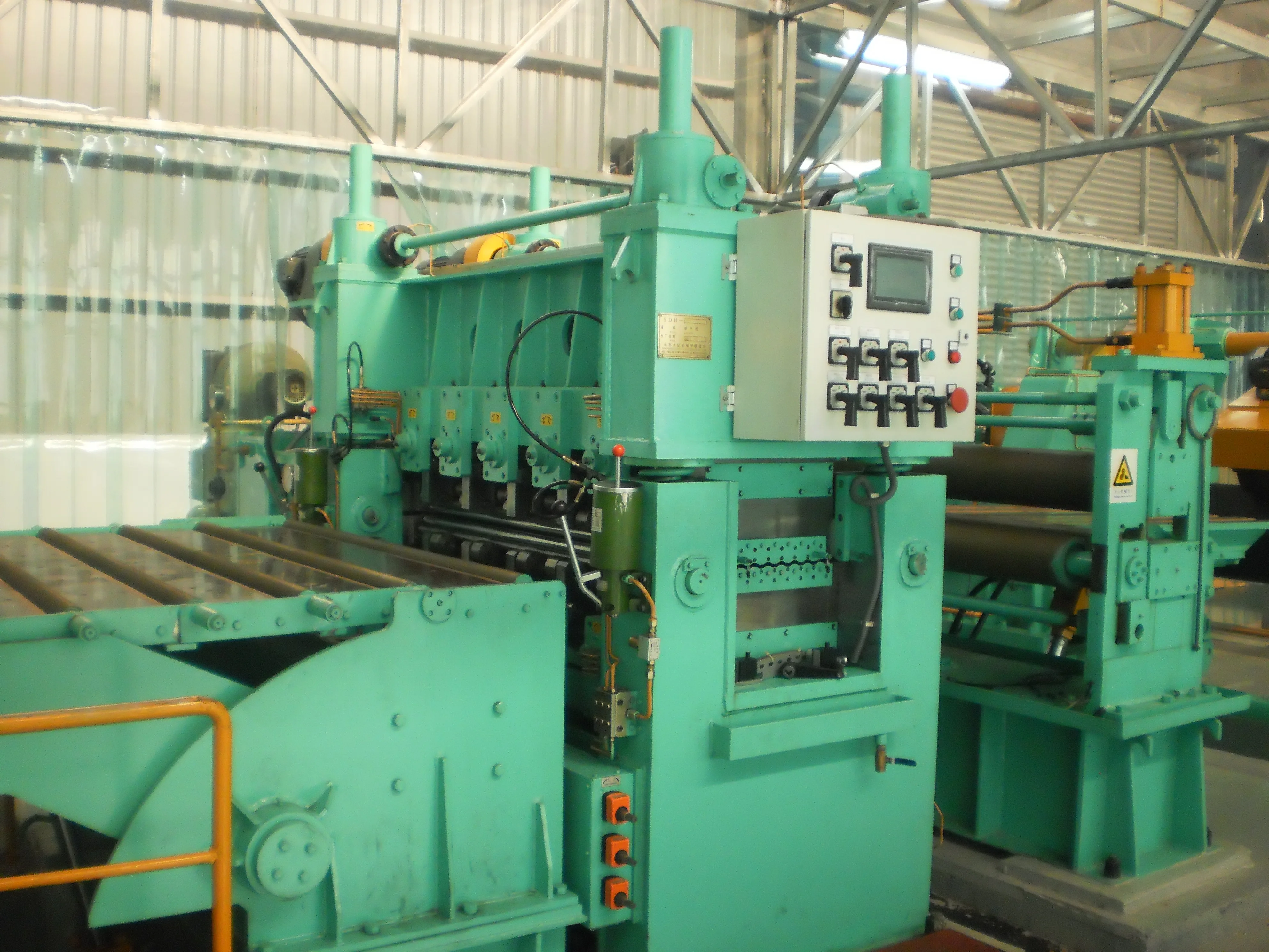 Sheet Metal Uncoiling and Leveling Shearing Production Line/cut to Length Line Extended ...