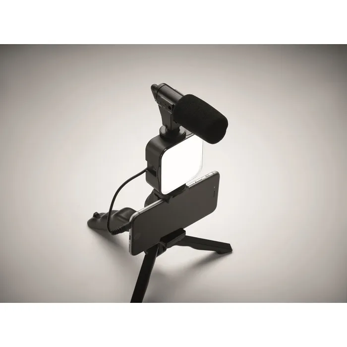 Portable Live Streaming Equipment Phone Video Tripod Kit With ...