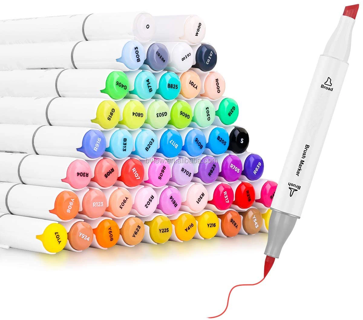 Premium Double Tip Alcohol Based Marker Pens for Lettering Cards ...